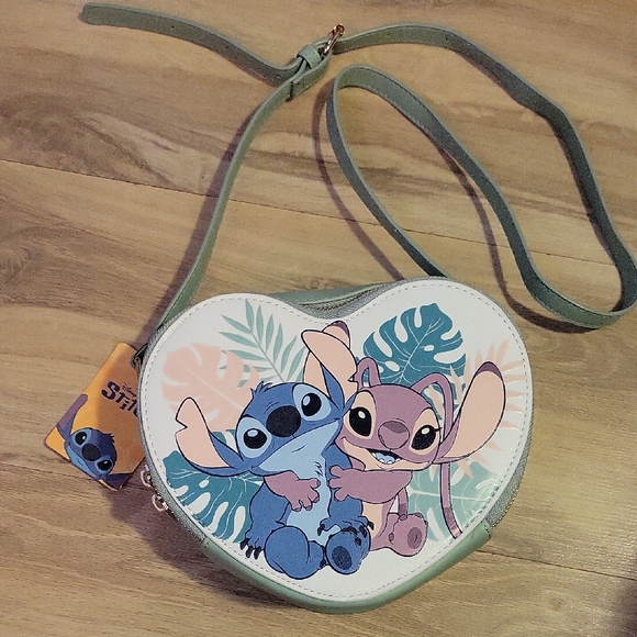 Disney | Bags | Disney Stitch And Angel Shoulder Bag | Poshmark
